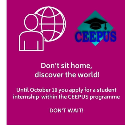 Apply for an internship via CEEPUS! - Fakulta regionálního rozvoje a ...